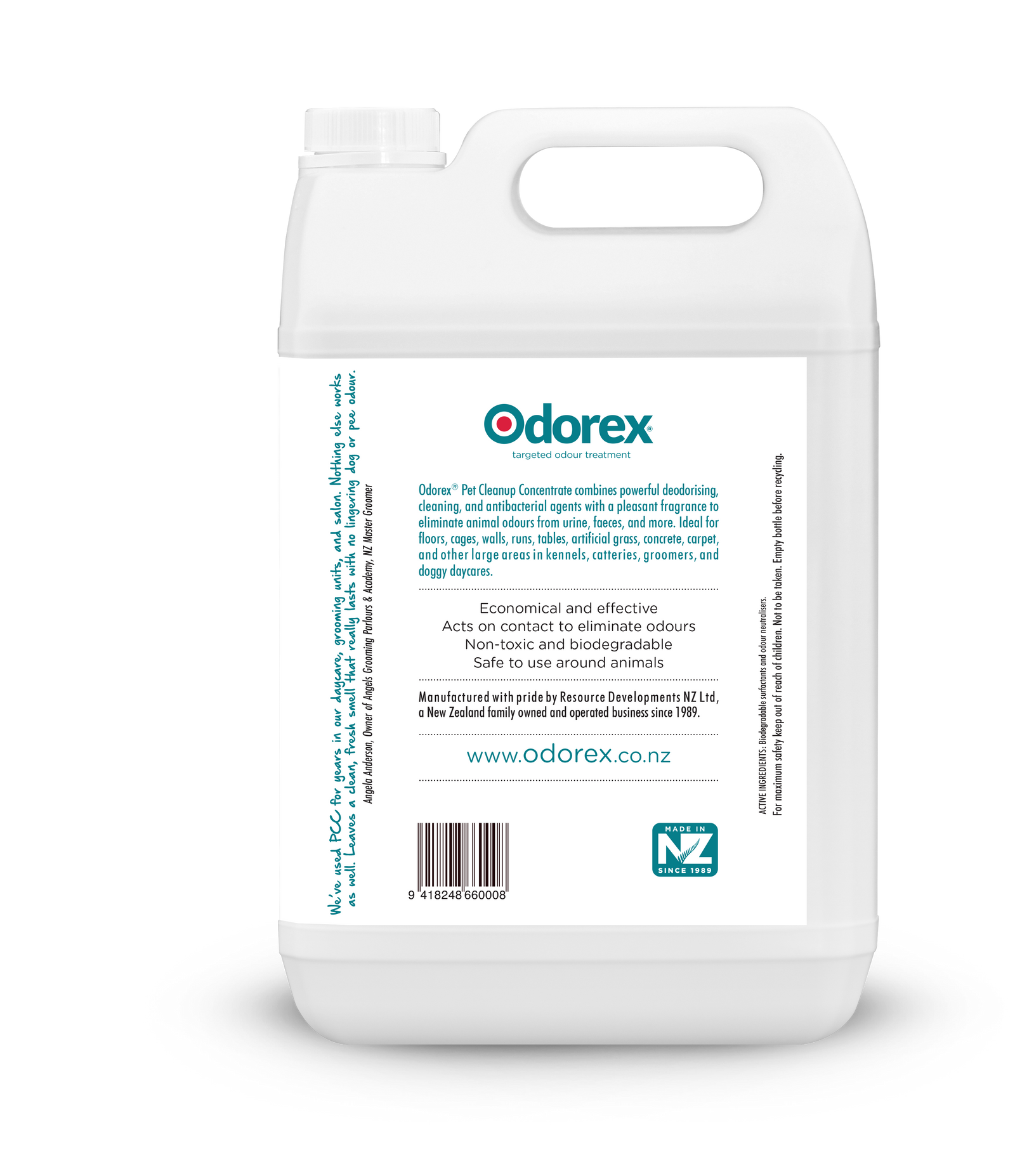 Odorex Pet Cleanup Concentrate - Safe & Effective Pet Odour Eliminator
