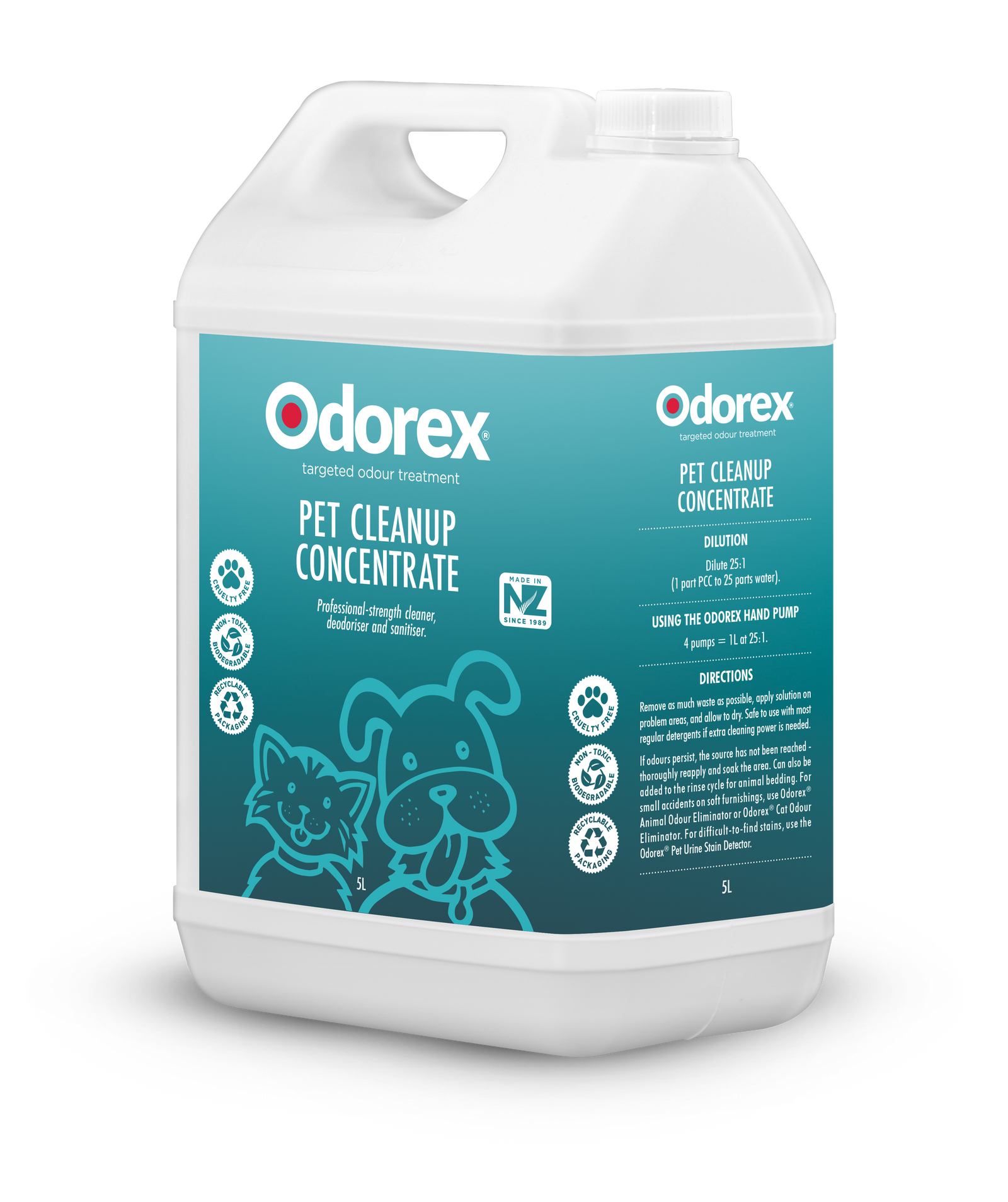 Odorex Pet Cleanup Concentrate - Safe & Effective Pet Odour Eliminator